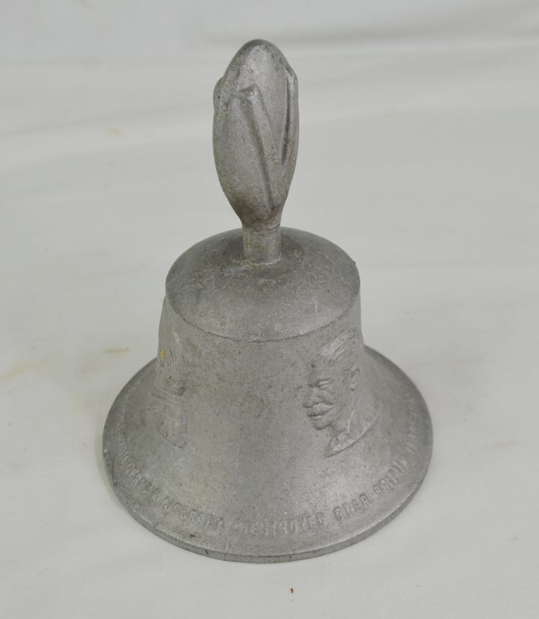 Victory Bell made from WW2 German Aircraft Metal #1 - Sally Antiques