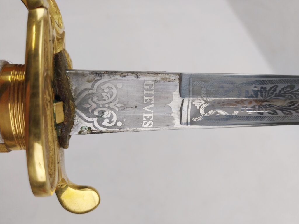 1827 Pattern Royal Navy Officers Sword with Scabbard and Case - Sally ...