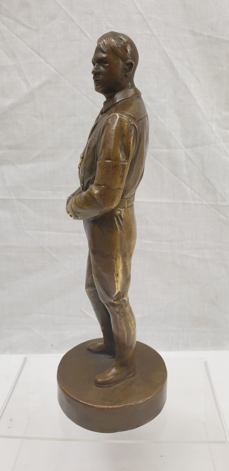 1930s Brass Statue Of Adolf Hitler - Sally Antiques