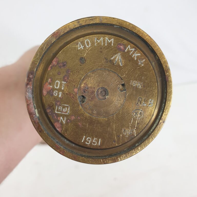 British 40mm Bofors Shells With Training Projectile #2 - Sally Antiques