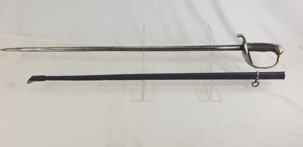 French Pattern 1882 Infantry Officer's Sword and Scabbard - Sally Antiques
