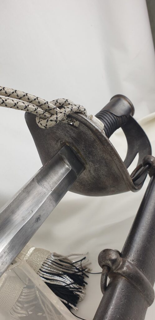 Italian Heavy Cavalry Sword Model 1860 with Tassel - Sally Antiques