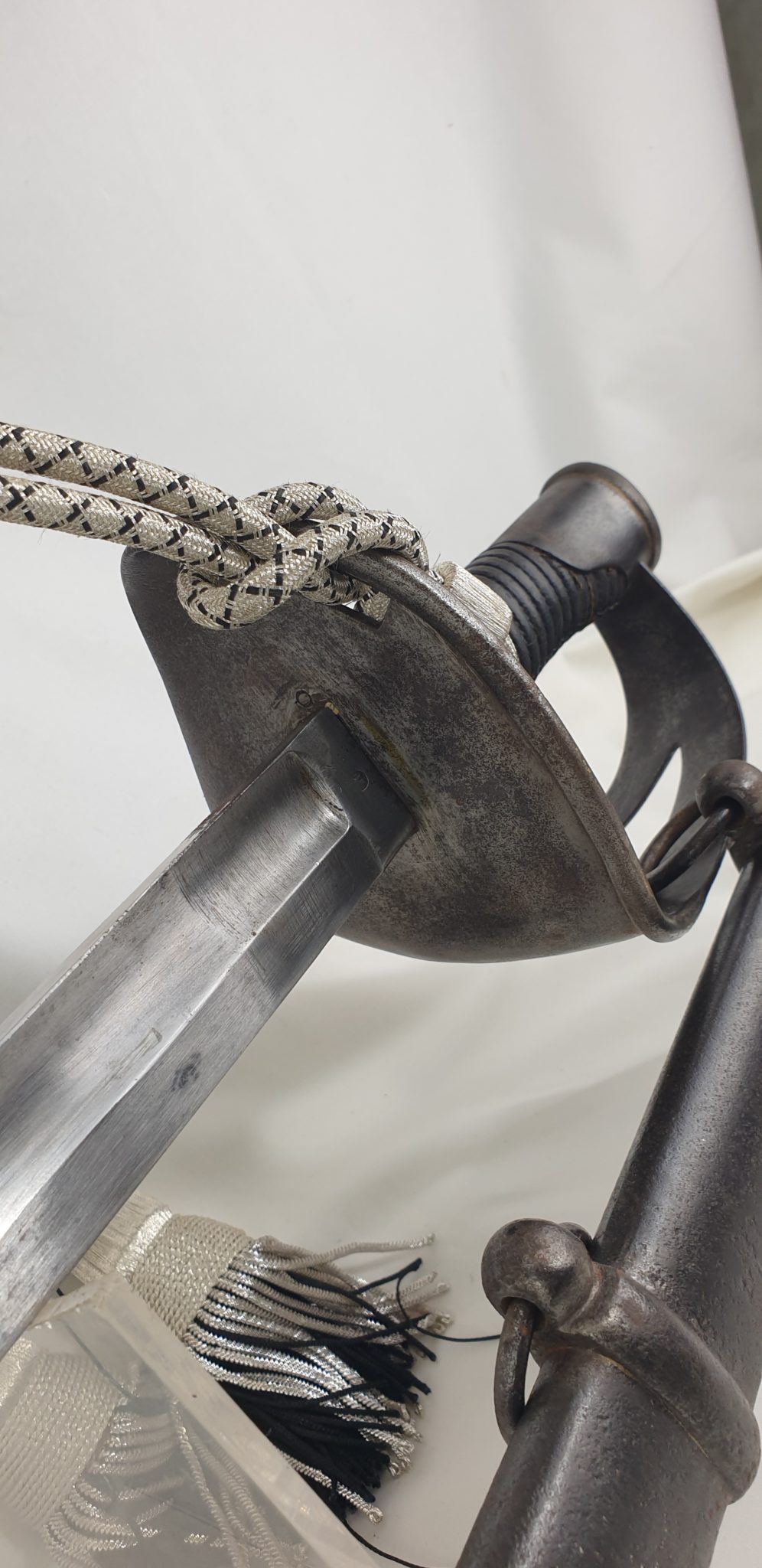 Italian Heavy Cavalry Sword Model 1860 with Tassel - Sally Antiques