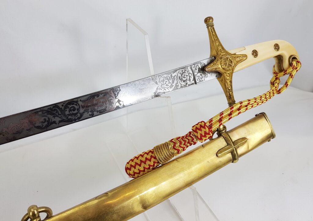 Pattern 1837 General Officer's Victorian Mameluke Sword and Scabbard ...