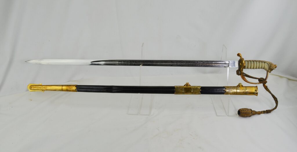 1827 Pattern Sword With Belt and Miniature Medals - Sally Antiques