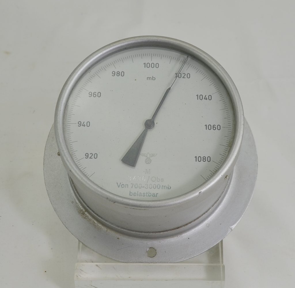 Rare WW2 German Kriegsmarine Aneroid Barometer - Sally Antiques