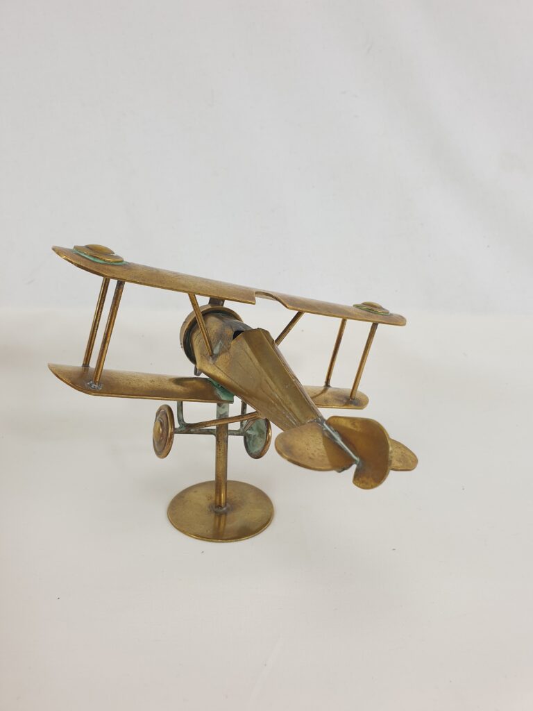 Trenchart Model Of a WW1 British Biplane - Sally Antiques
