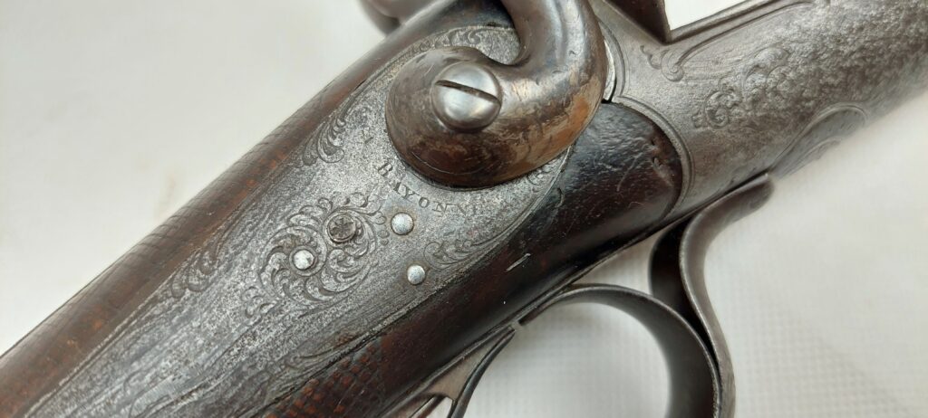 Cased Damascus Barrel Shotgun - Sally Antiques