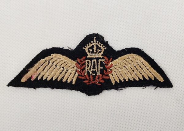 WW2 RAF Pilots Wings Cloth Badge #2 - Sally Antiques