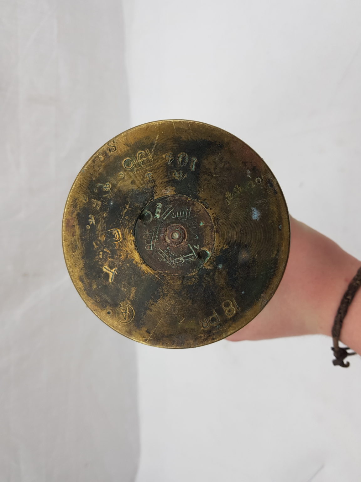 British WW1 3 Inch 20cwt Shell - Sally Antiques
