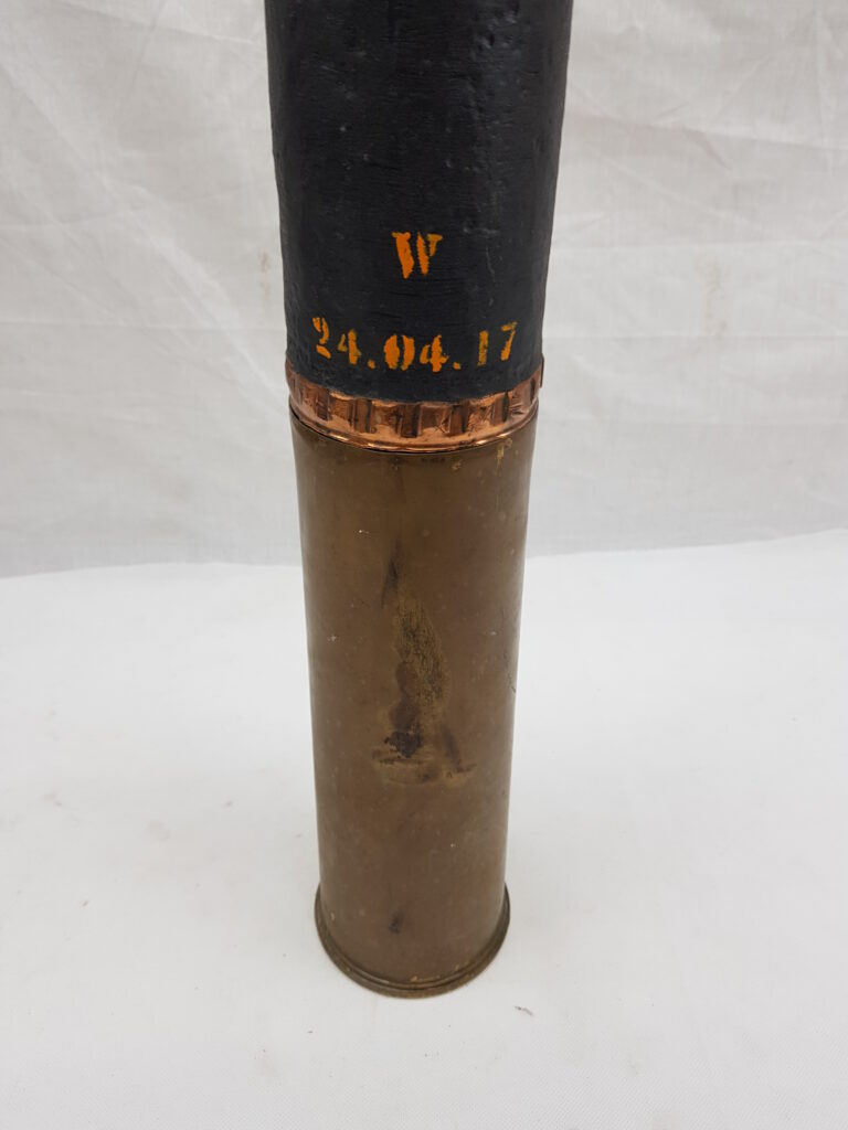 WW1 18 Pounder Complete Inert Shell #3 - Sally Antiques