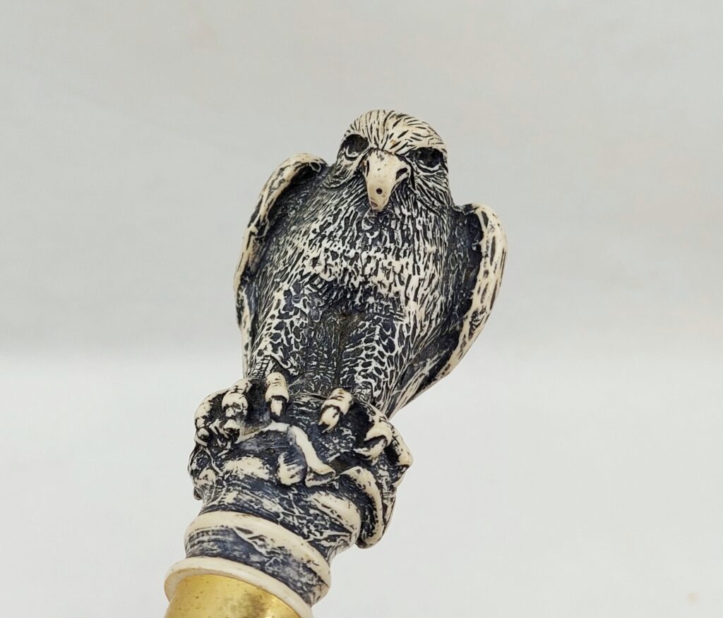 Walking Stick With Eagle Pommel - Sally Antiques