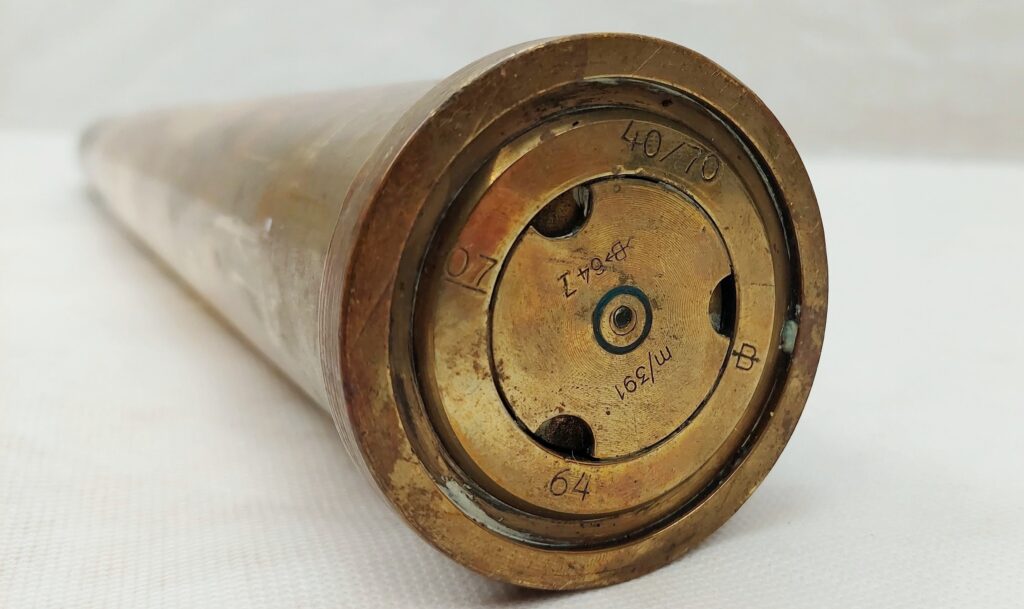 Inert 1964 Bofors 40mm Shell - Sally Antiques