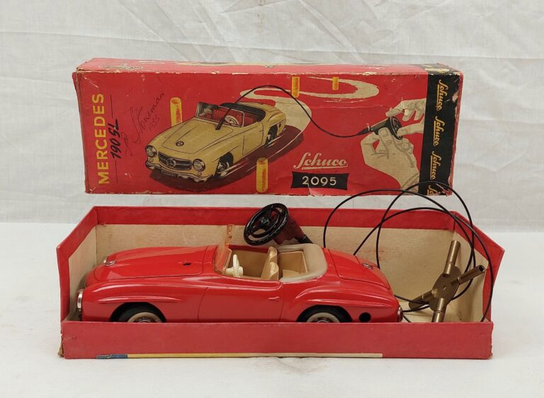 Schuco 2095 Mercedes 190 SL Clockwork Tin Plate Toy Car c1950’s - Sally ...