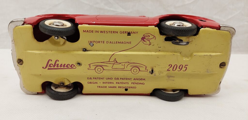 Schuco 2095 Mercedes 190 SL Clockwork Tin Plate Toy Car c1950’s - Sally ...