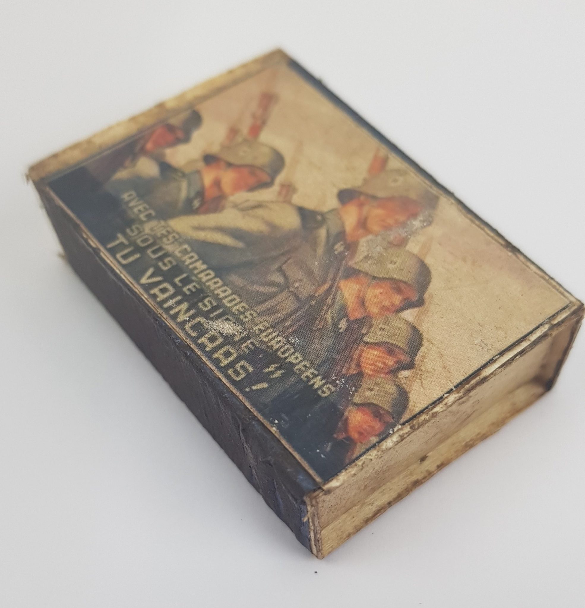 WW2 German Waffen SS Matchbox - Sally Antiques
