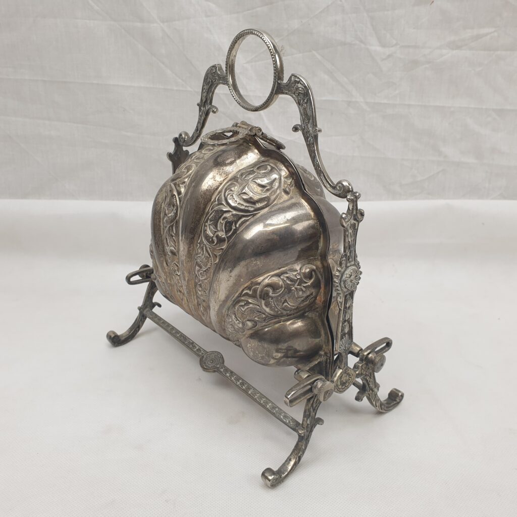 Victorian Silver Plate Double Bun Warmer - Sally Antiques