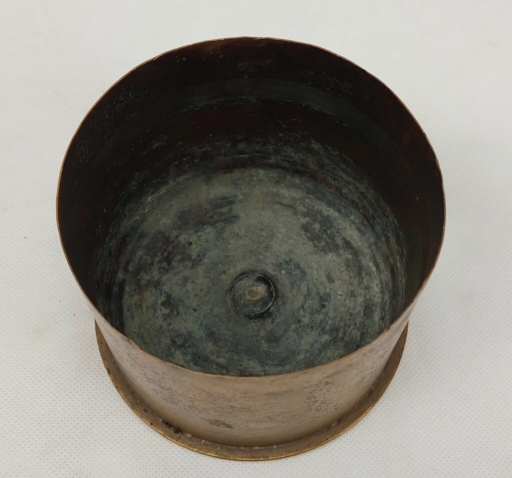 WW1 German 1915 11cm Howitzer Shell Case - Sally Antiques