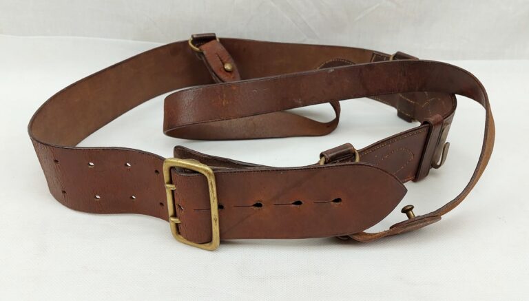 Leather 1897 Pattern Cavalry Belt - Sally Antiques