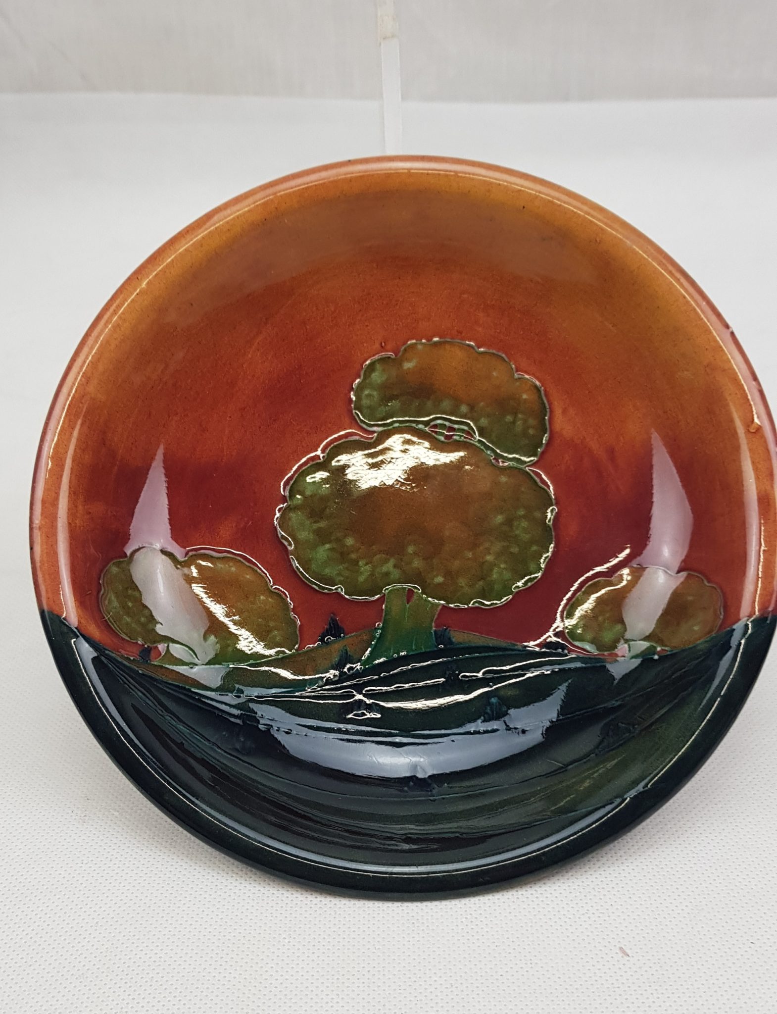 1920s Moorcroft Eventide Plate - Sally Antiques