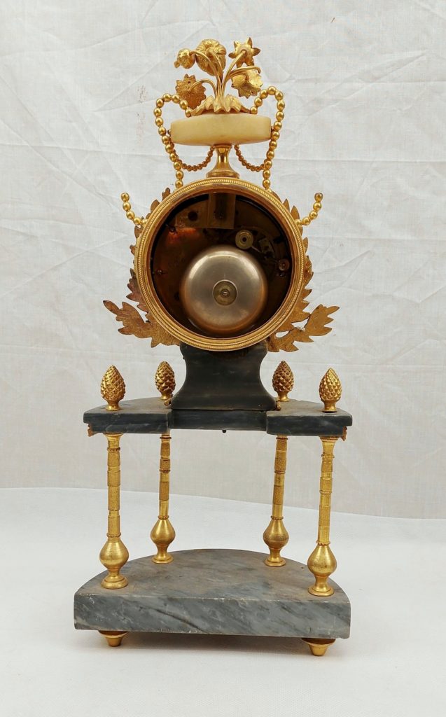 Pretty Late 19th Century French Dumont Gilt Ormolu And Slate Mantle ...