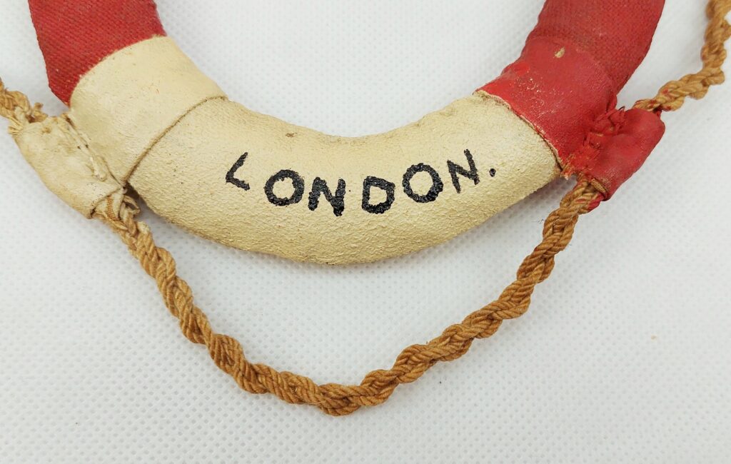 SS Orcades 1947 Orient Line Souvenir Life Ring - Sally Antiques