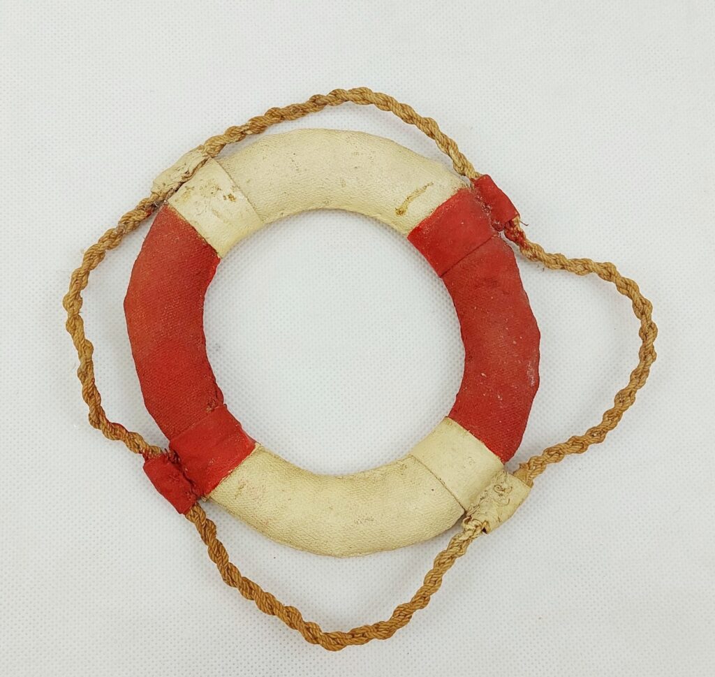 SS Orcades 1947 Orient Line Souvenir Life Ring - Sally Antiques