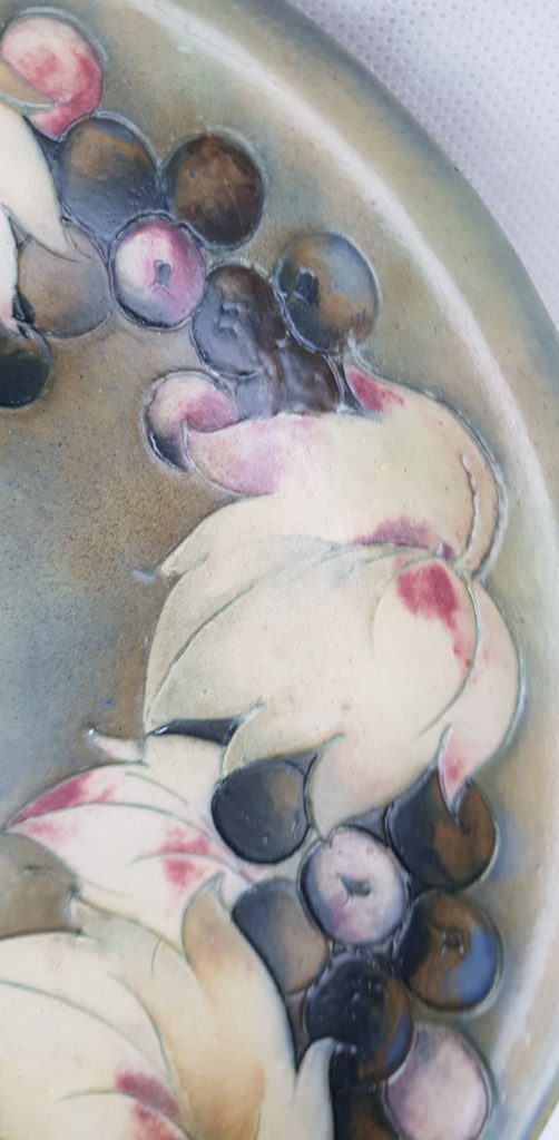 Wonderful 1920s William Moorcroft Salt Glaze Leaf And Berry Display ...