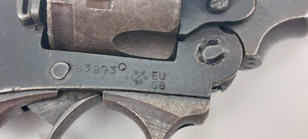 EU Spec Deactivated WW2 Webley Mark 4 Service Revolver Serial Number ...