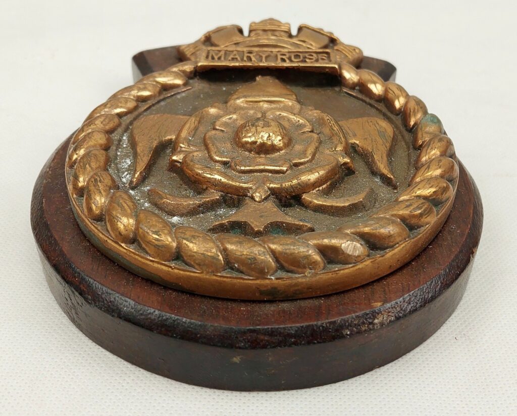 HMS Mary Rose Algerine Class Minesweeper Bronze Gun Tompion - Sally ...