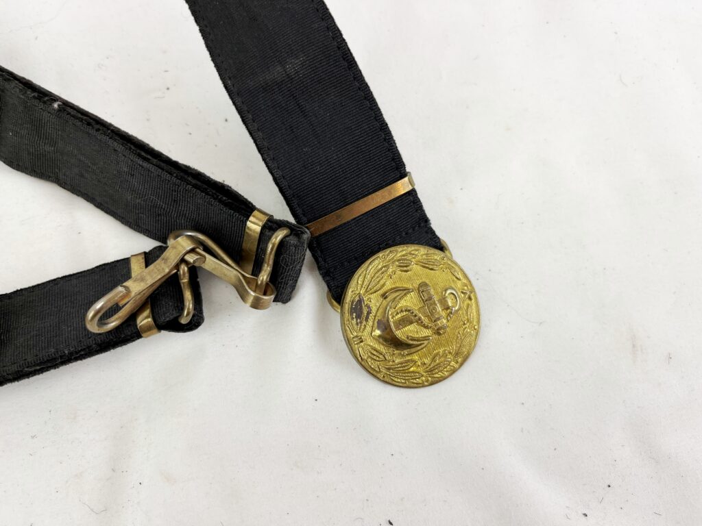 Vintage Soviet Naval Officer Dress Brass Belt - Sally Antiques