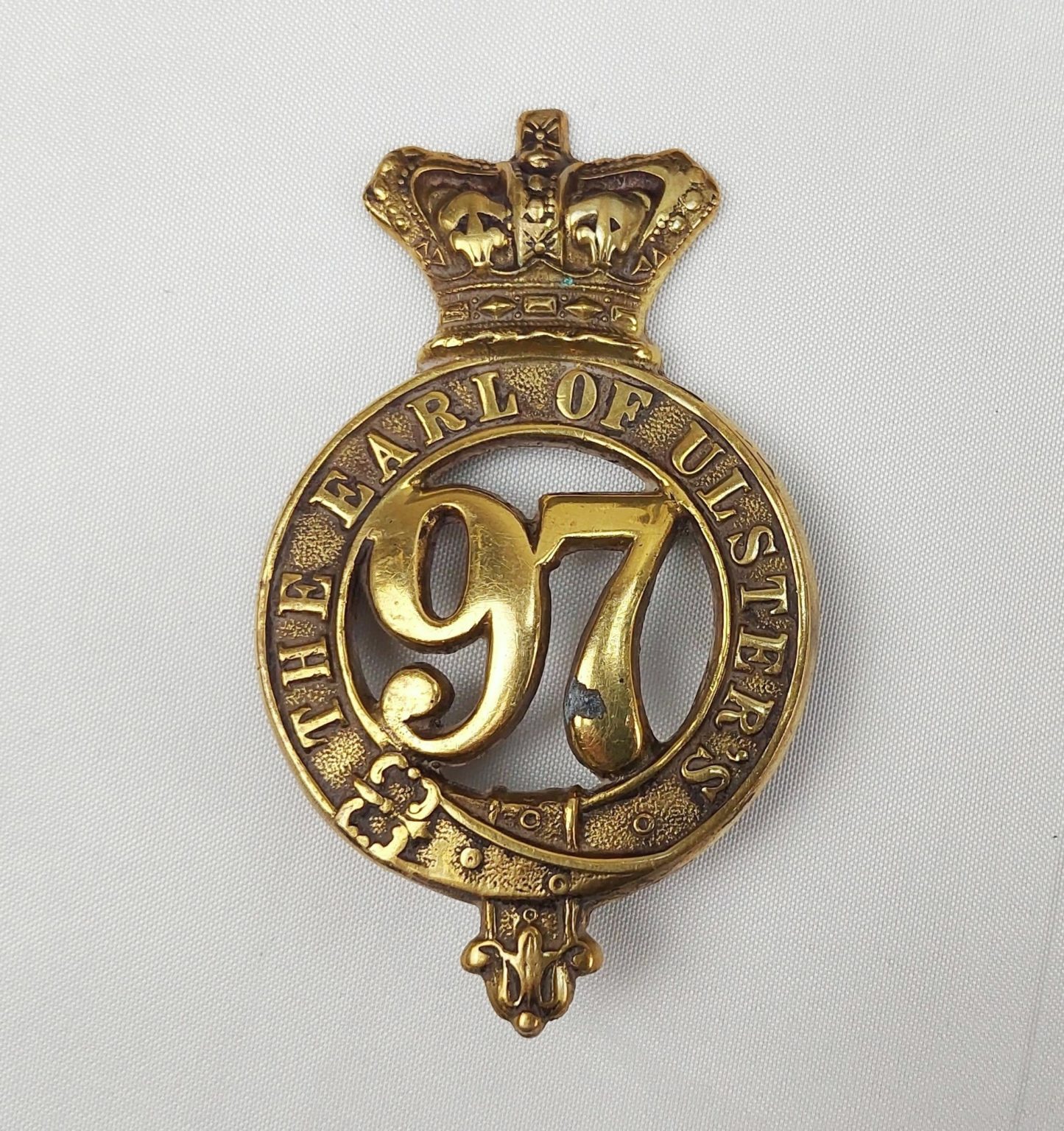 Victorian 97th The Earl Of Ulster’s Badge - Sally Antiques