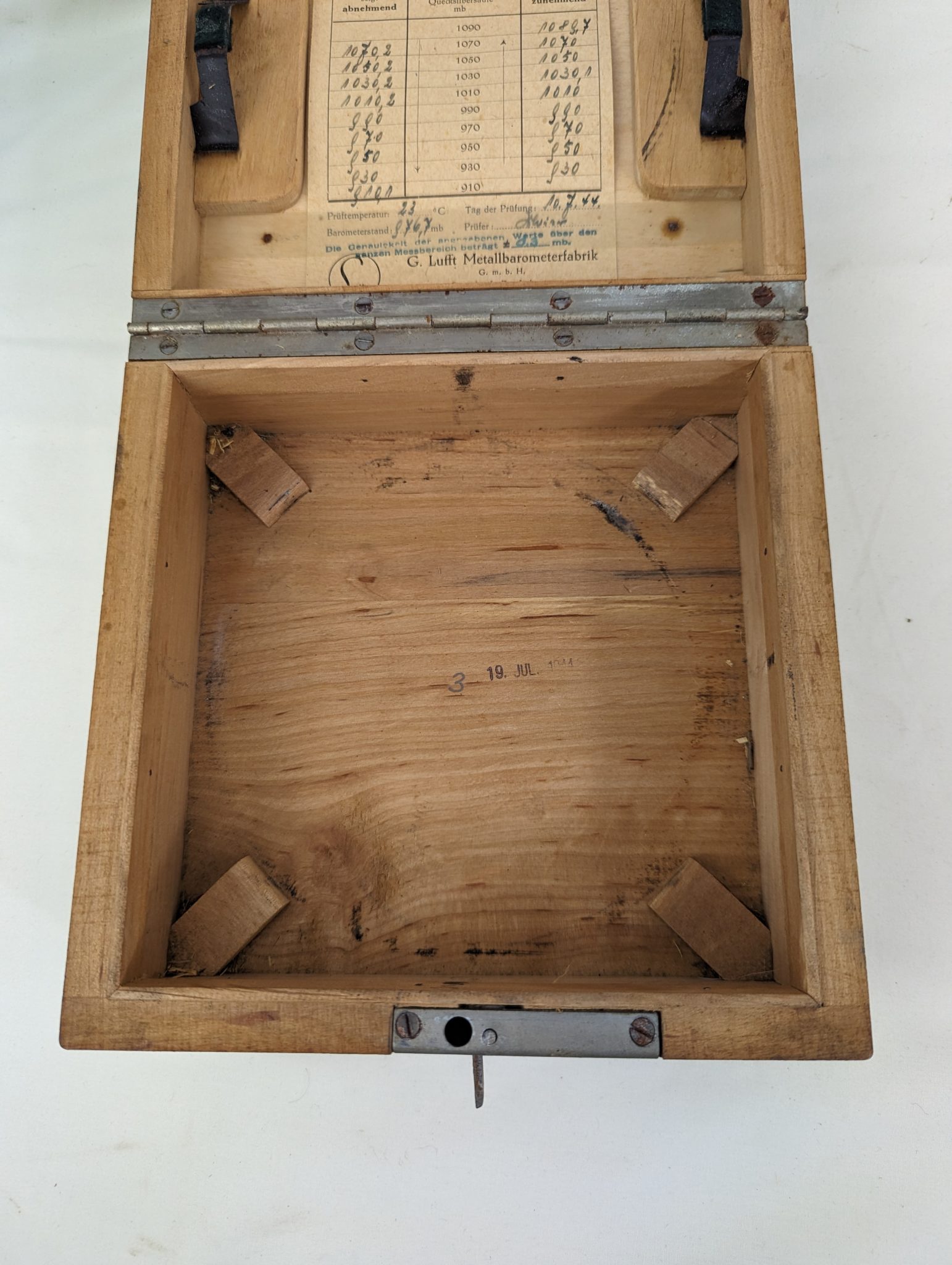Rare Kriegsmarine German WW2 U-Boat Lufft Barometer - Sally Antiques