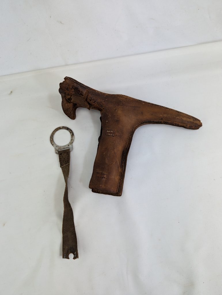 Victorian Ice Pick and Leather Cover - Sally Antiques