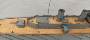 Scratch Built Illuminated Model Of The Royal Navy Battleship HMS ...