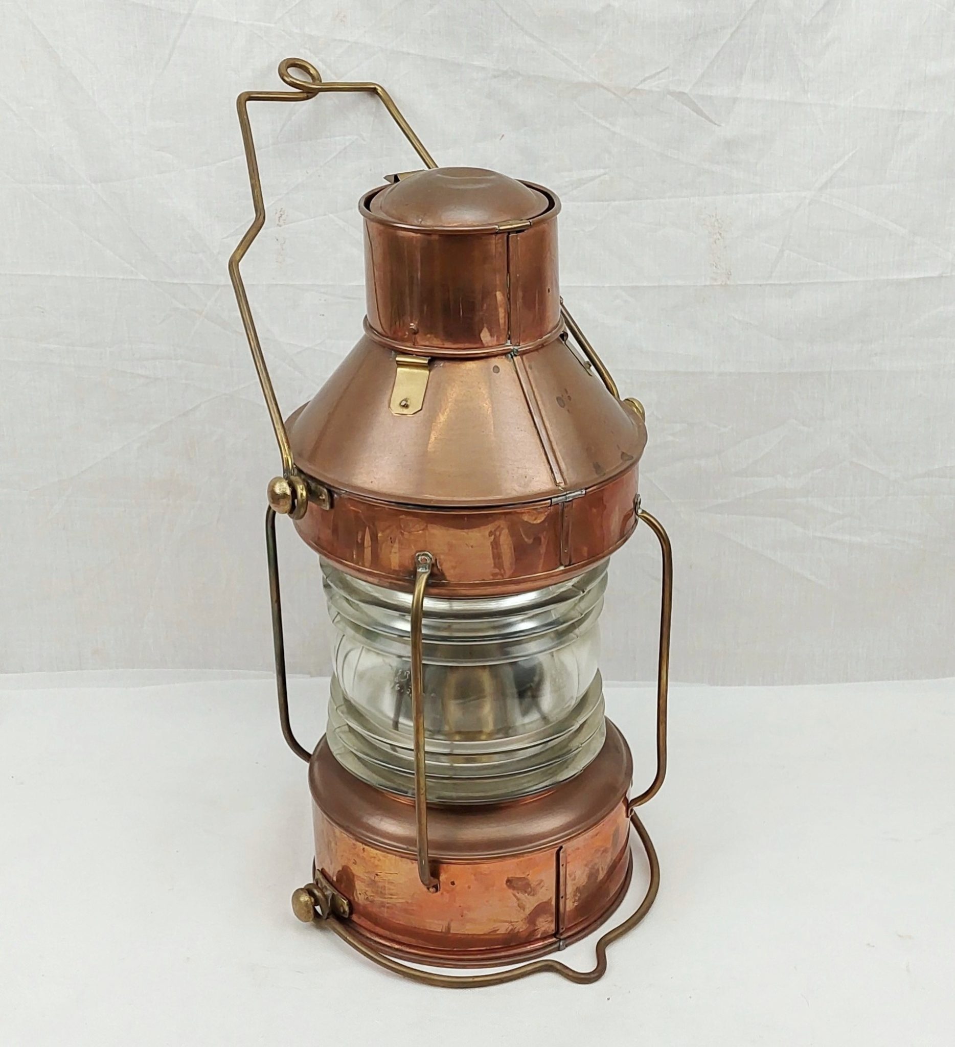 Seahorse Anchor Ships Lantern - Sally Antiques