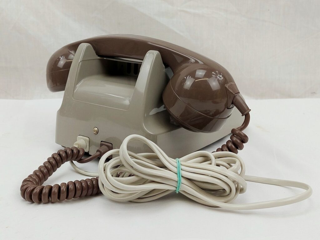 2 Tone Grey GPO Telephone - Sally Antiques