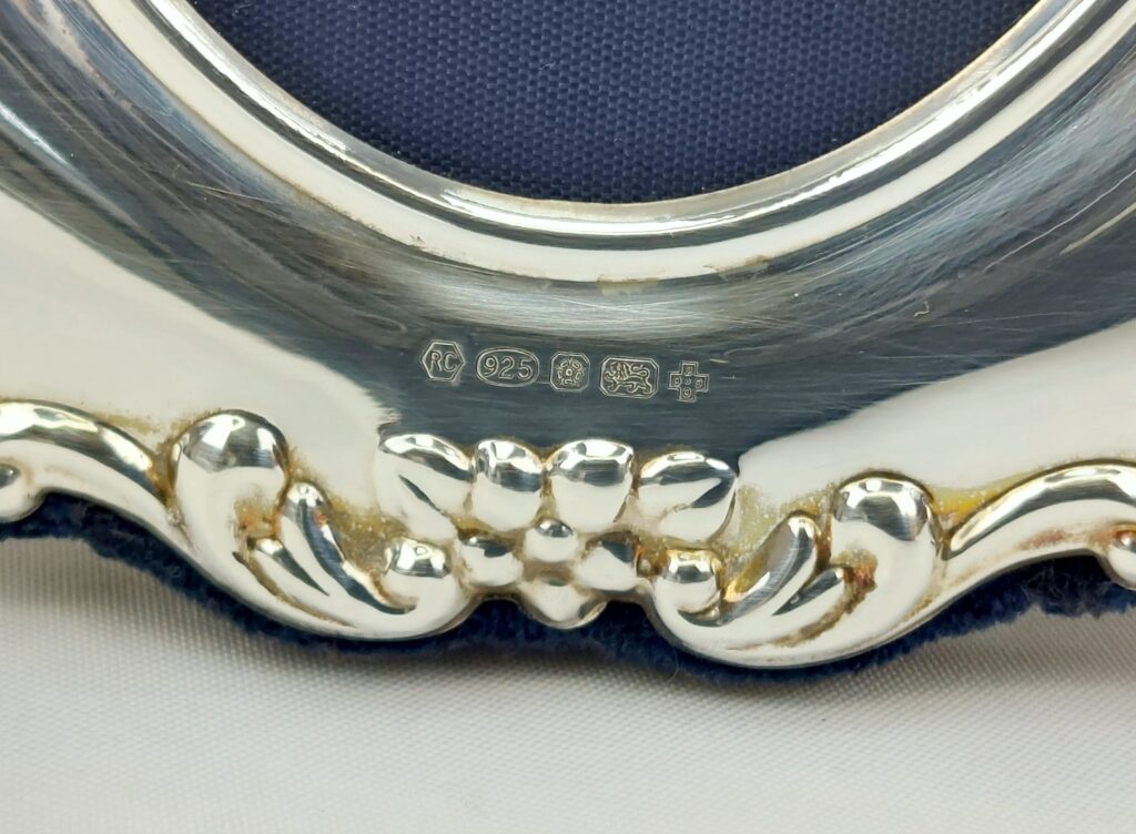 Carrs Triple Sterling Silver Photo Frame - Sally Antiques