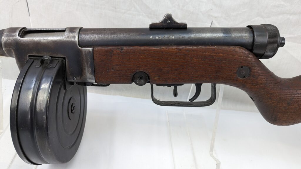 Deactivated Yugoslavian M49 SMG Submachine Gun With Drum Magazine ...