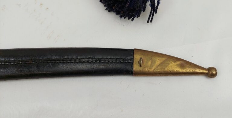 French Circa 1825 1830 Hanger Sword, Scabbard And Sword Knot - Sally ...