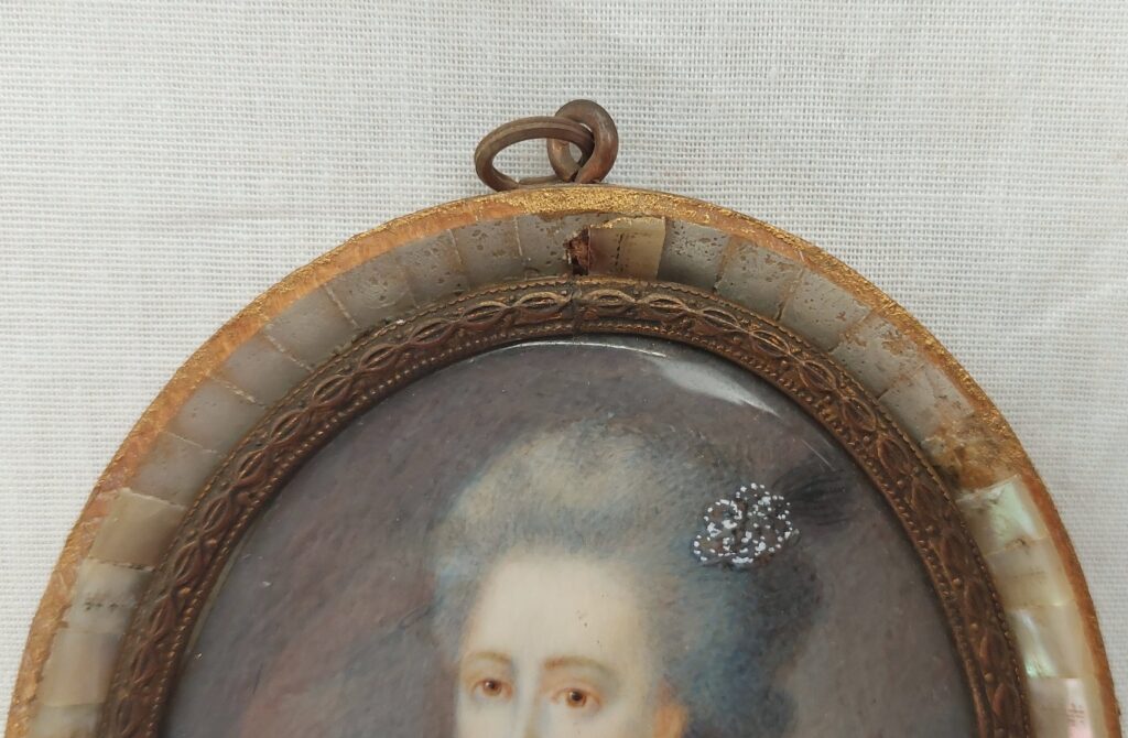 Georgian Miniature Portrait Of Mary Antoinette - Sally Antiques