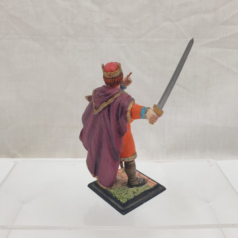 Series 77 Miniatures Painted Metal Figure Of King Arthur - Sally Antiques