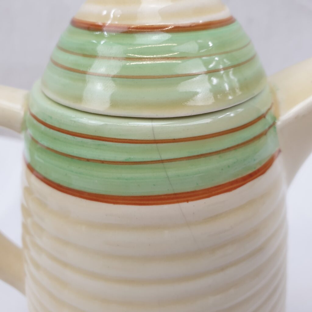 Clairce Cliff Lynton Shape Honeydew Pattern Coffee Set For 6 - Sally ...
