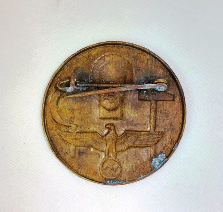 German Third Reich WW2 Day Badge 1934 - Tag der Arbeit - Sally Antiques