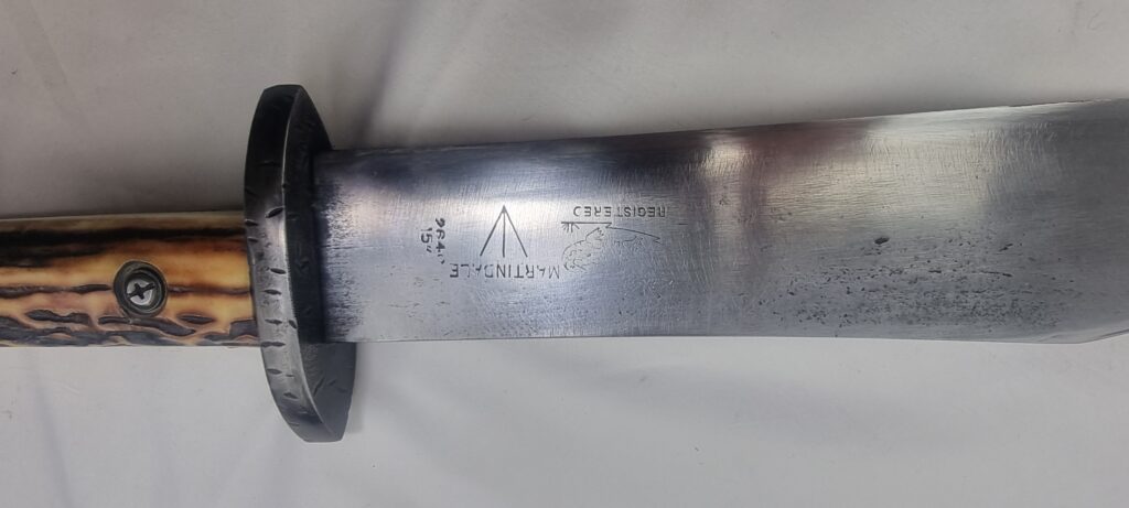 Handmade Bowie Knife converted from a Martindale Army Machete and ...