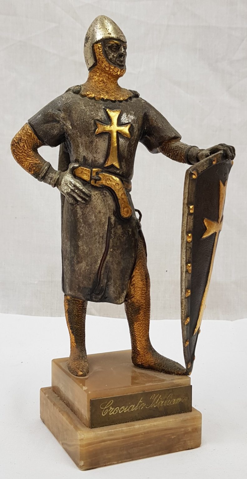 Italian Bronze Knight - Sally Antiques