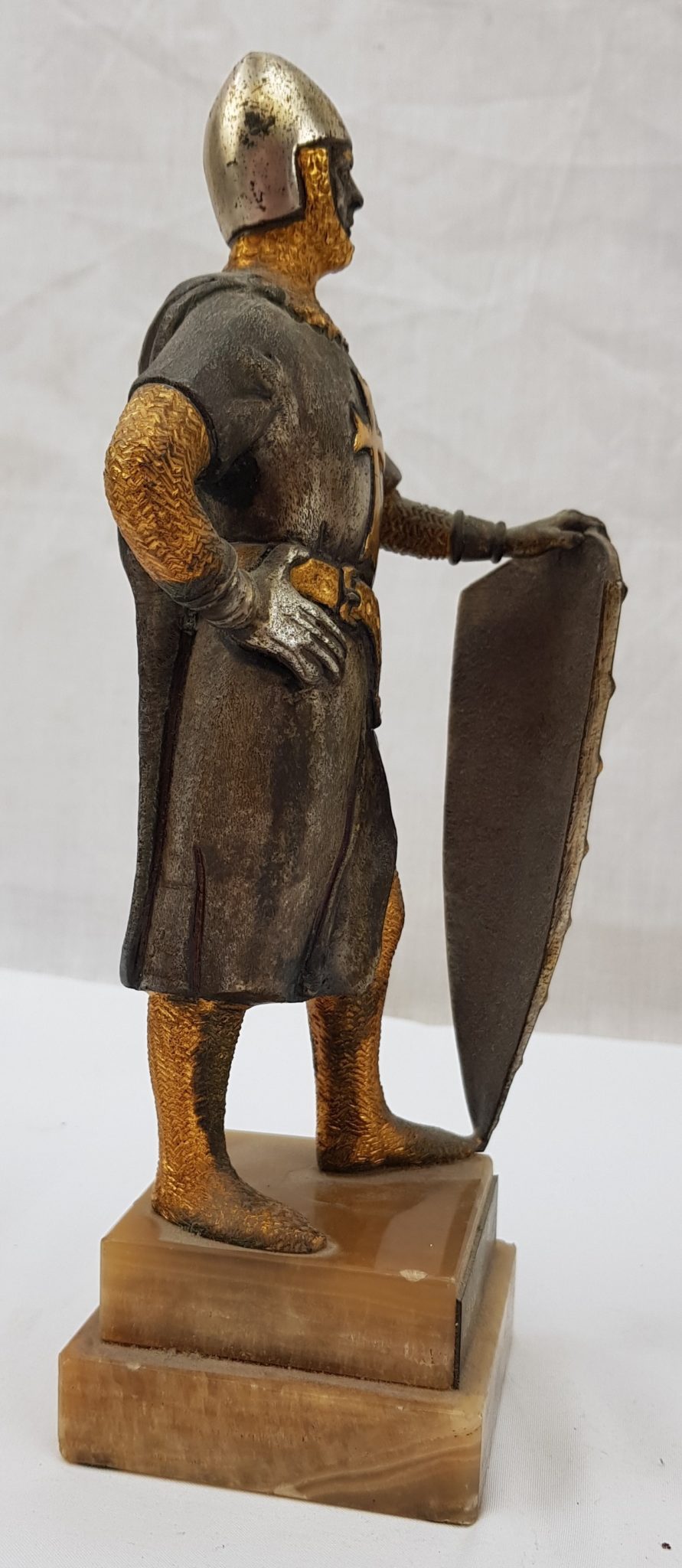 Italian Bronze Knight - Sally Antiques