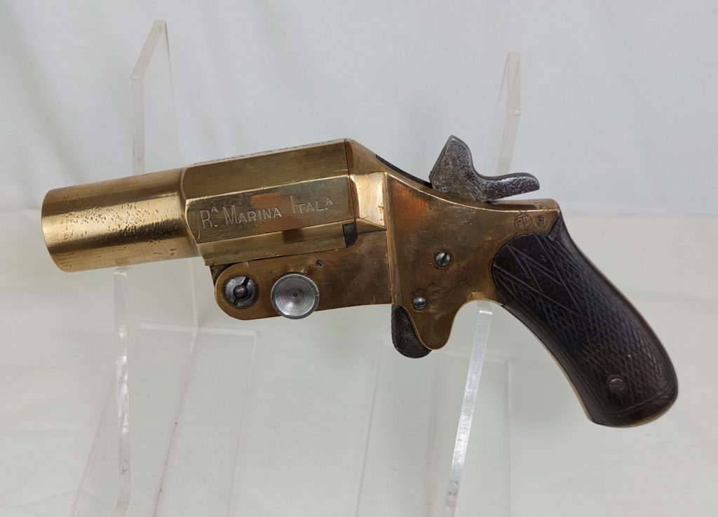 WW1/WW2 Italian Naval Flare Pistol 'Pistola Savoia' - Sally Antiques