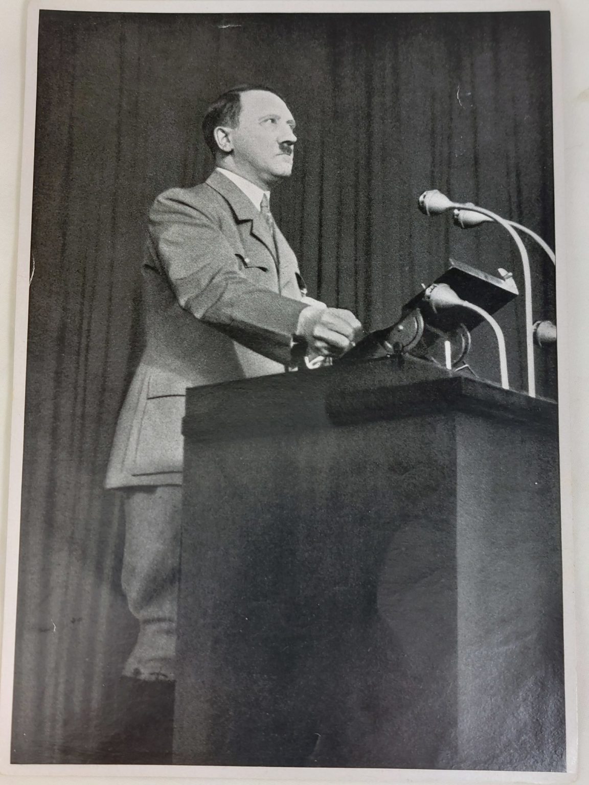 Large cigarette card, Sammelwerk Nr.15 'Adolf Hitler' Bild 34 Gruppe 66 ...