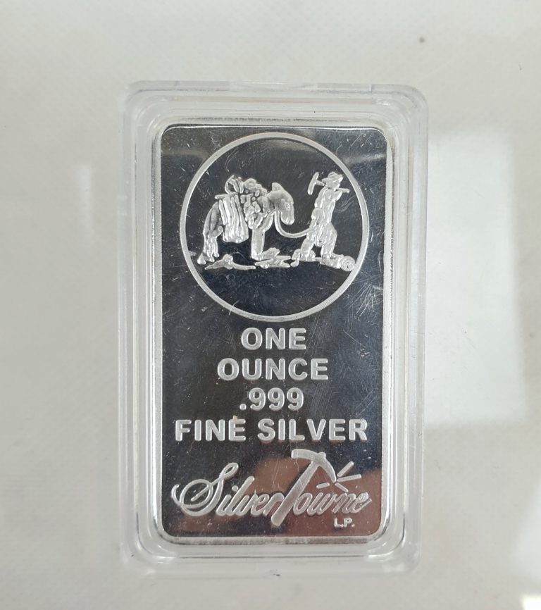 One Ounce .999 Fine Silver Ingot - Sally Antiques